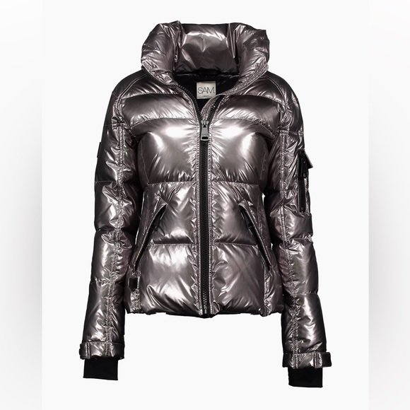 SAM. | Jackets & Coats | Sam Freestyle Down Puffer Jacket In Gunmetal ...